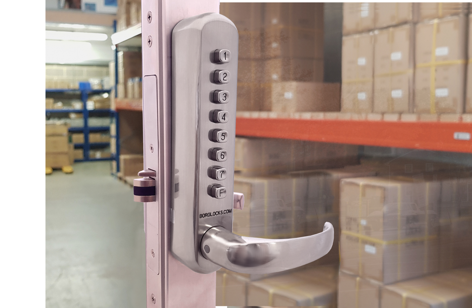 BL6002 AR – Narrow stile, heavy duty keypad with double button pressing ...